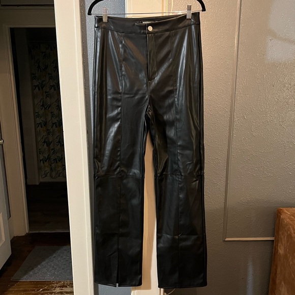Missguided | Pants & Jumpsuits | Missguided Faux Leather Pants | Poshmark